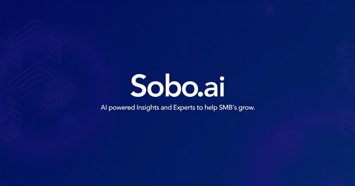 Sobo.ai - AI-powered Insights and Experts to help SMB's grow
